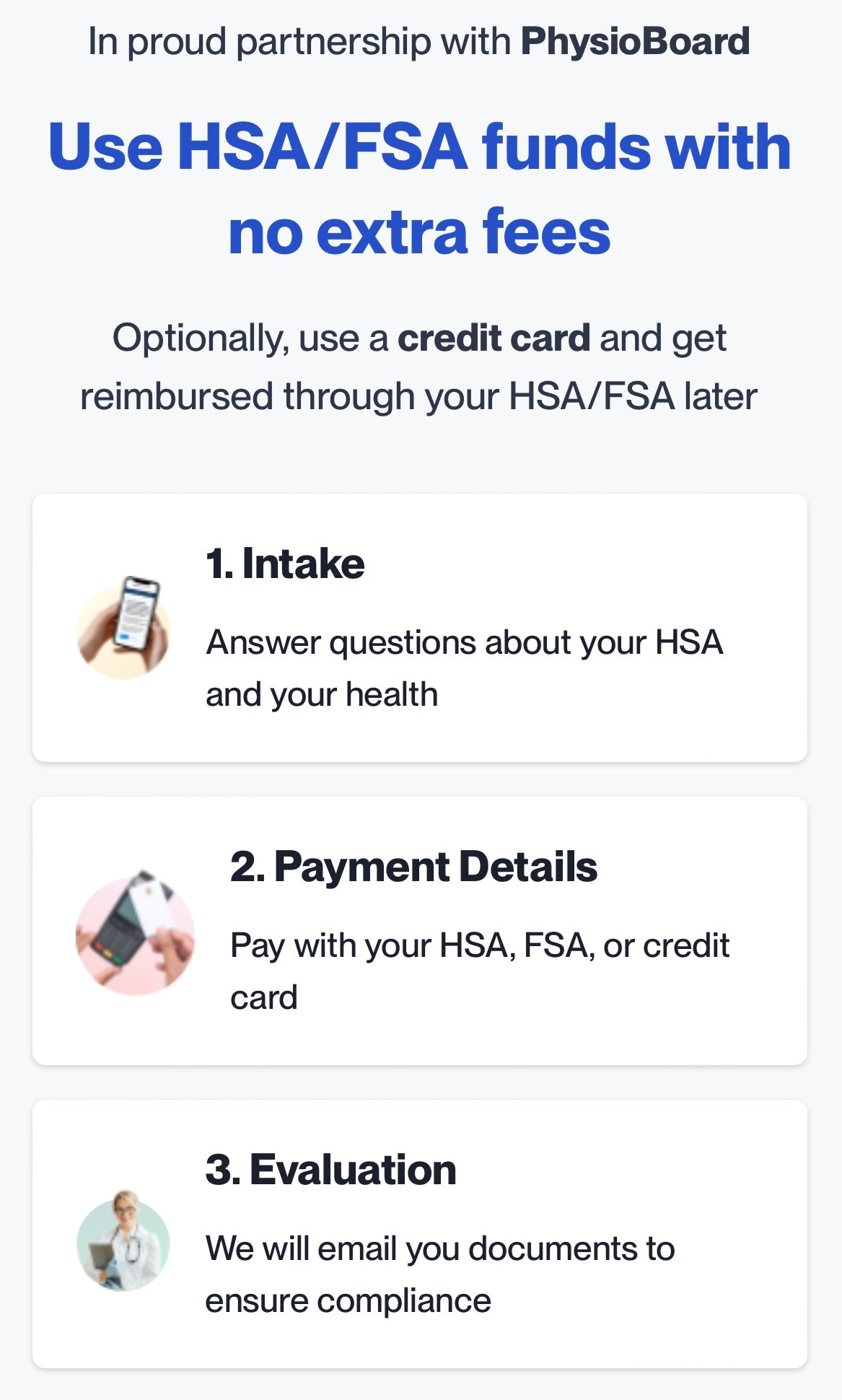 FSA/HSA – PhysioBoard®